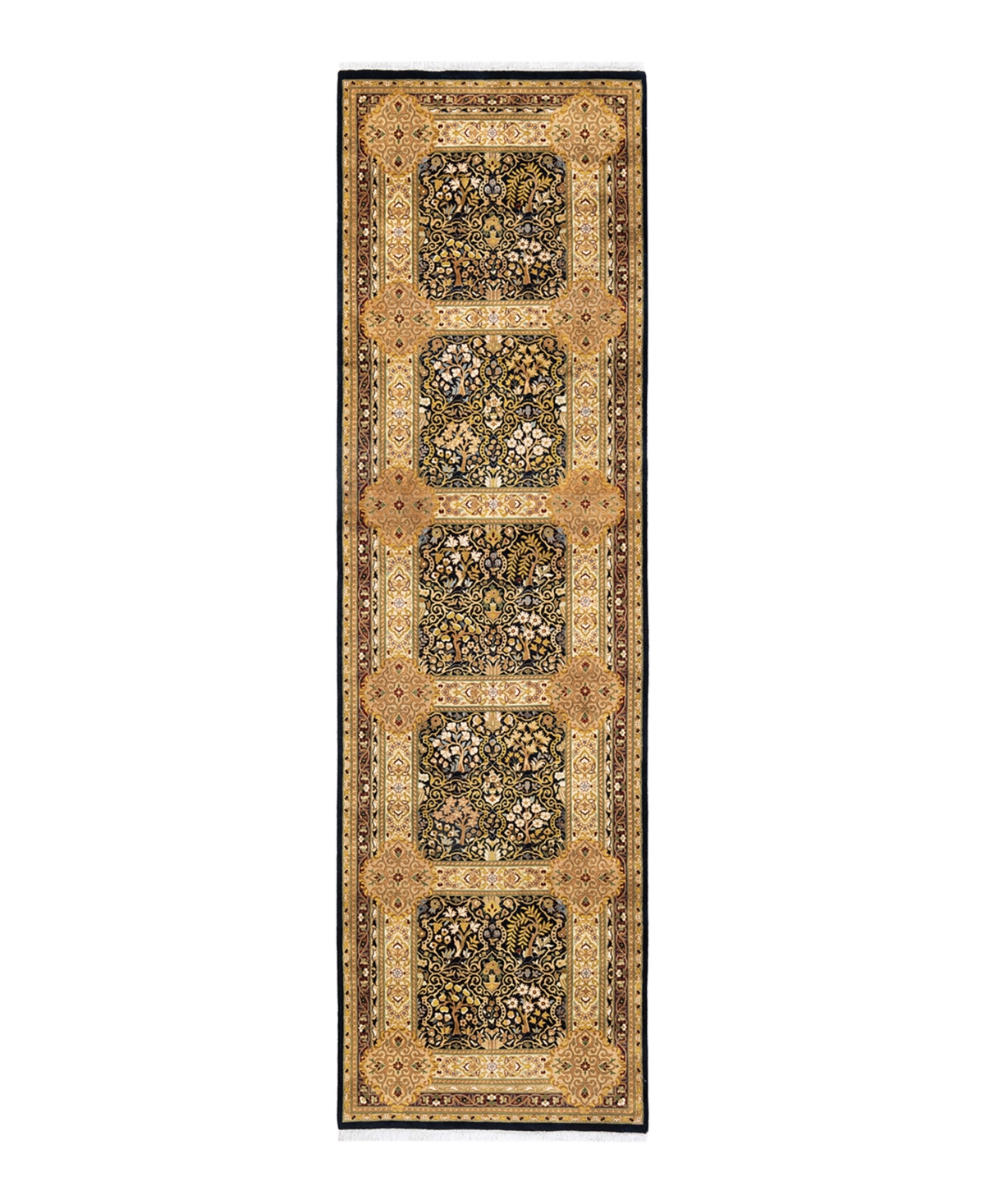 Click here for Adorn Hand Woven Rugs Mogul M1436 31x109 Runner Ar... prices