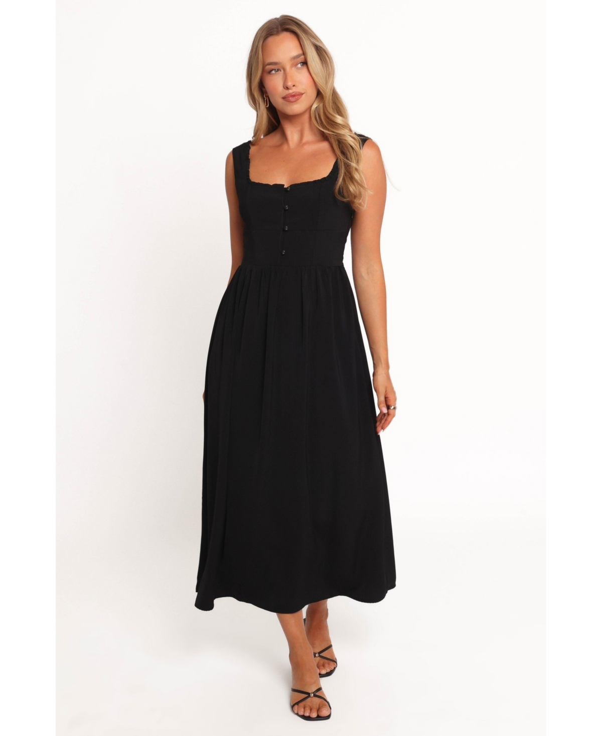 Click here for Petal and Pup Womens Melrose Midi Dress prices