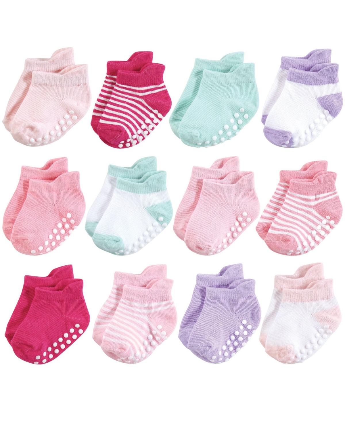 Click here for Hudson Baby Baby Girls Hudson Non-Skid No-Show Soc... prices