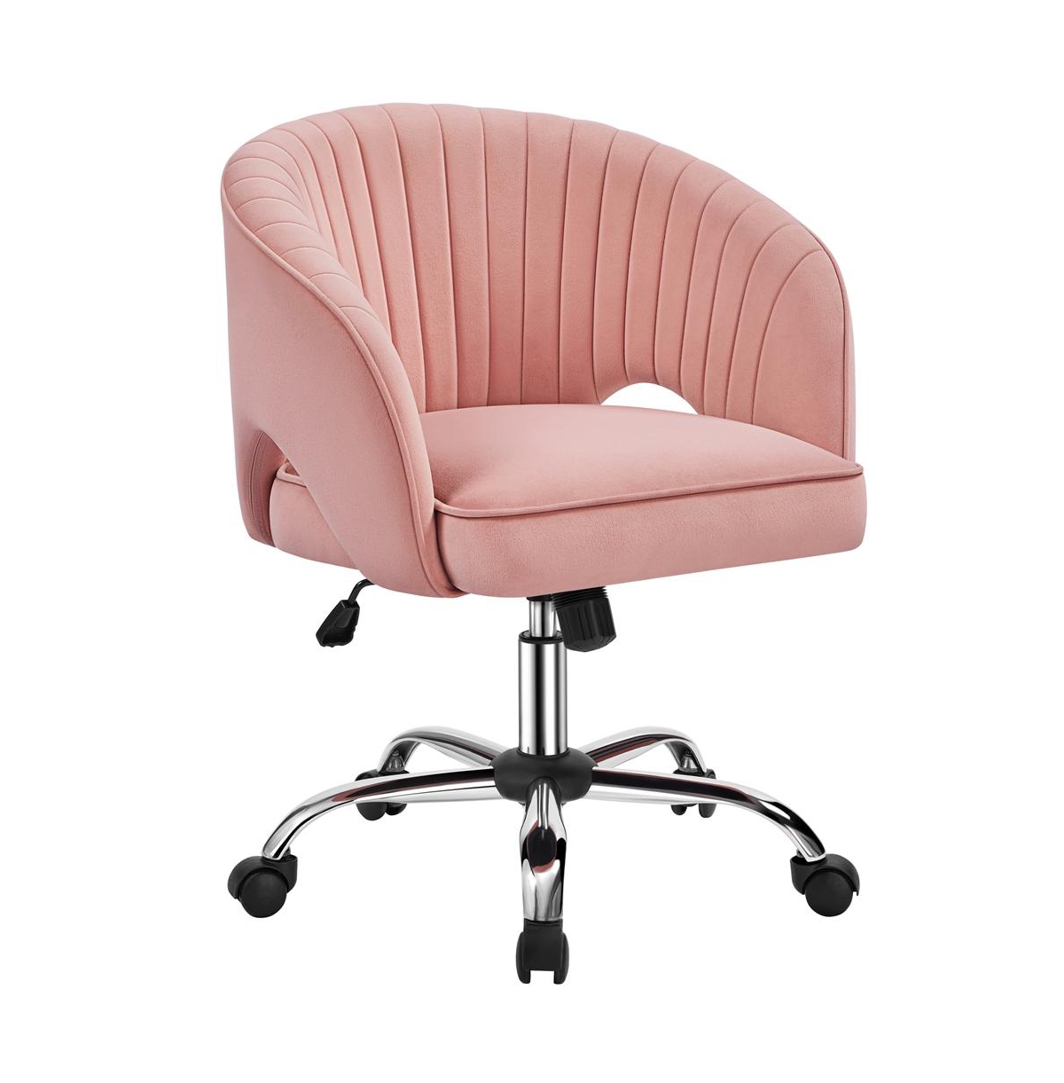Click here for Yaheetech Home Office Chair with Tufted Barrel  Pi... prices