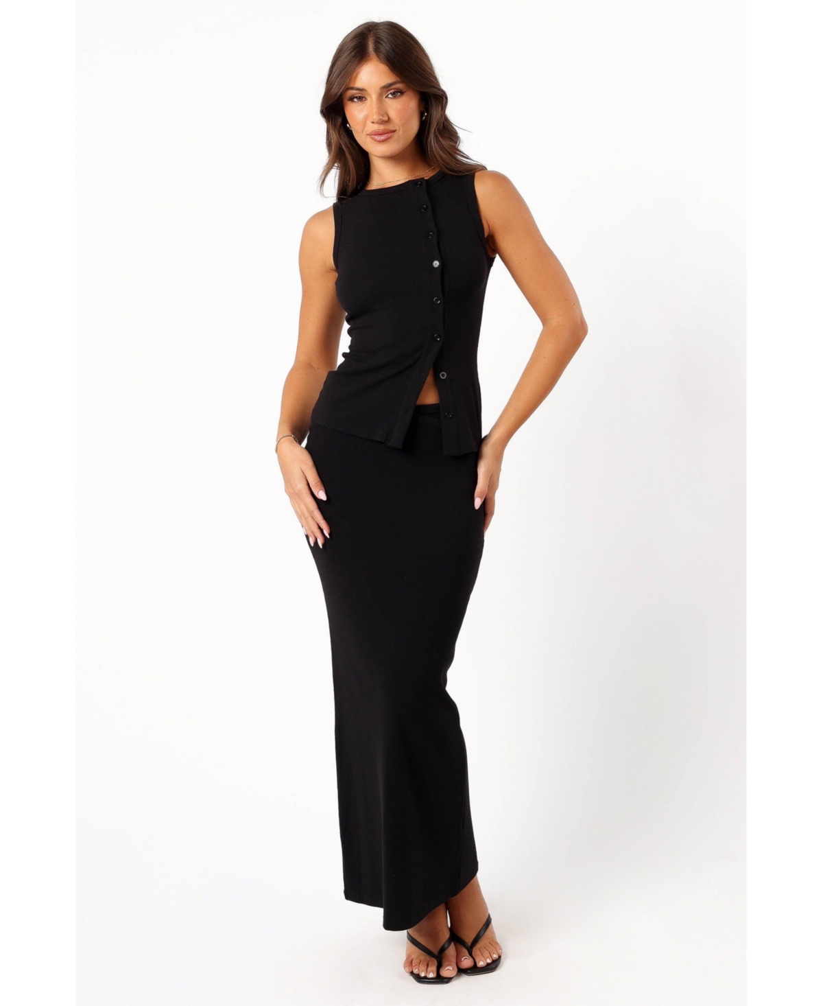 Click here for Petal and Pup Womens Adeline Two Piece Set - Black prices