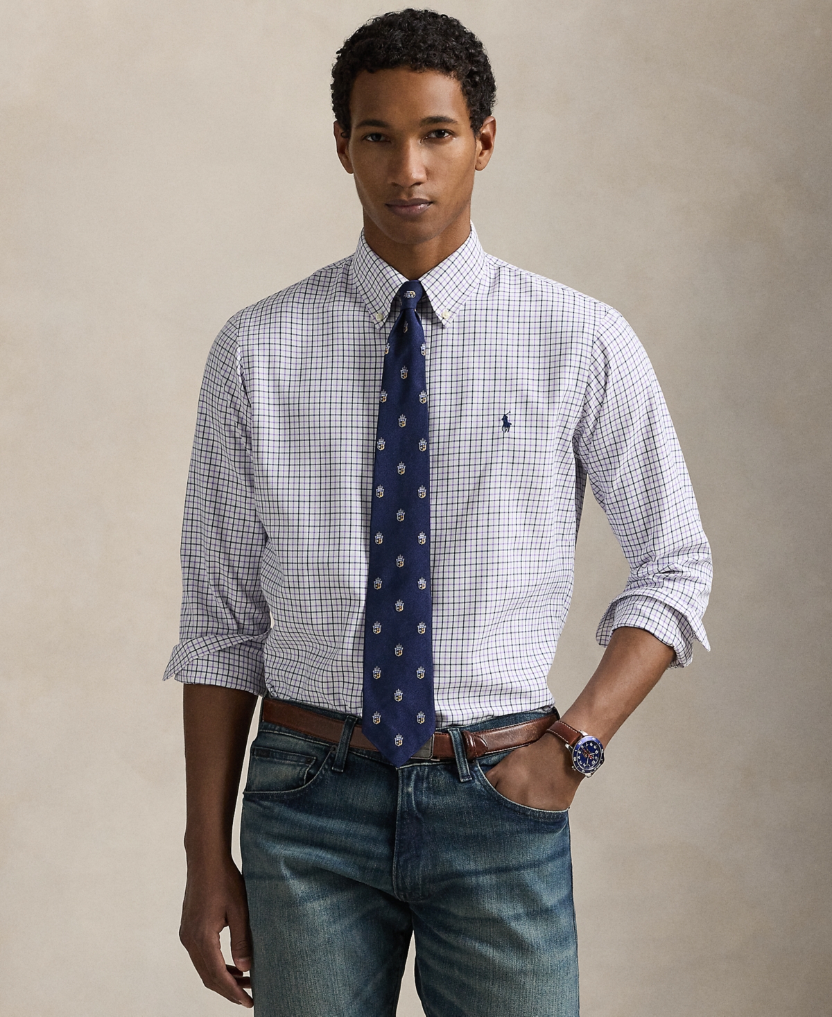 Click here for Polo Ralph Lauren Mens Classic-Fit Performance Oxf... prices