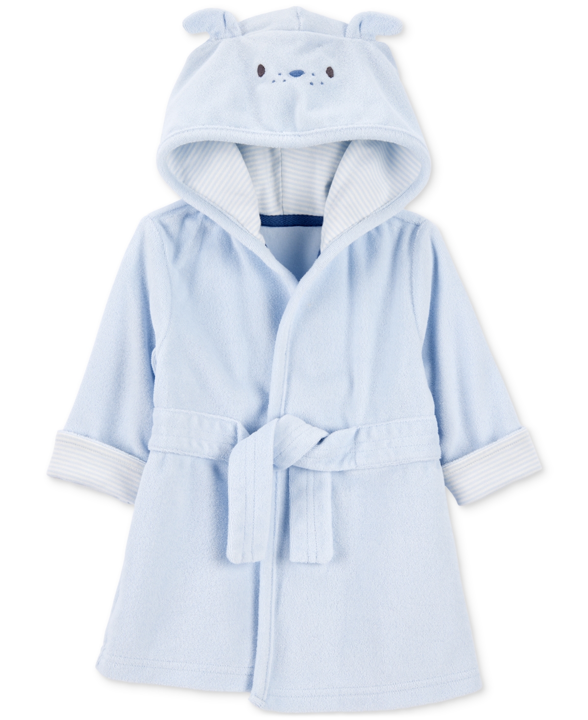 Click here for Carters Baby Hooded Animal Terry Robe - Blue prices