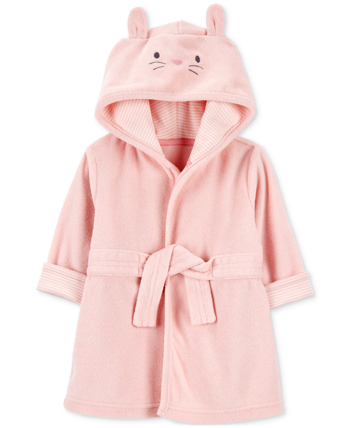 Click here for Carters Baby Hooded Animal Terry Robe - Pink prices