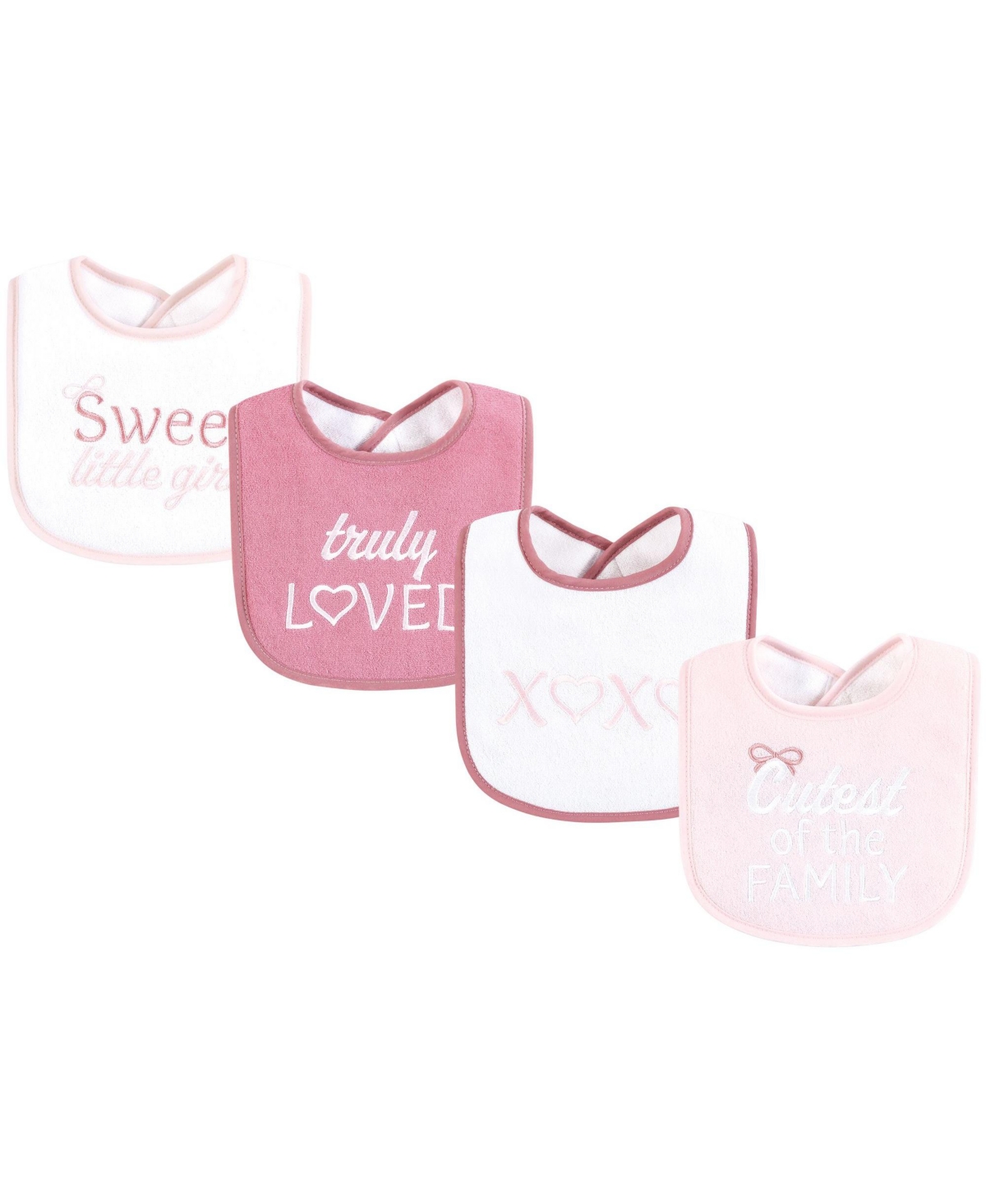 Click here for Hudson Baby Infant Girl Cotton Terry Drooler Bibs... prices