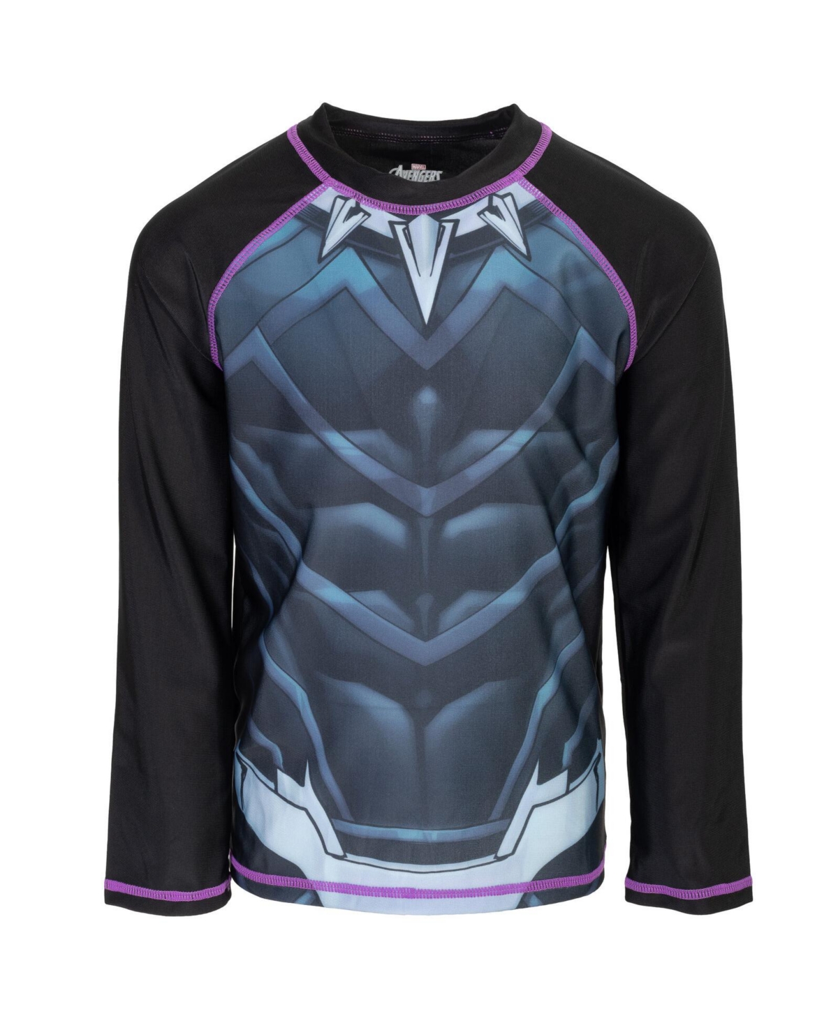 Click here for Avengers Boys Marvel Rash Guard Swim Shirt - Black prices