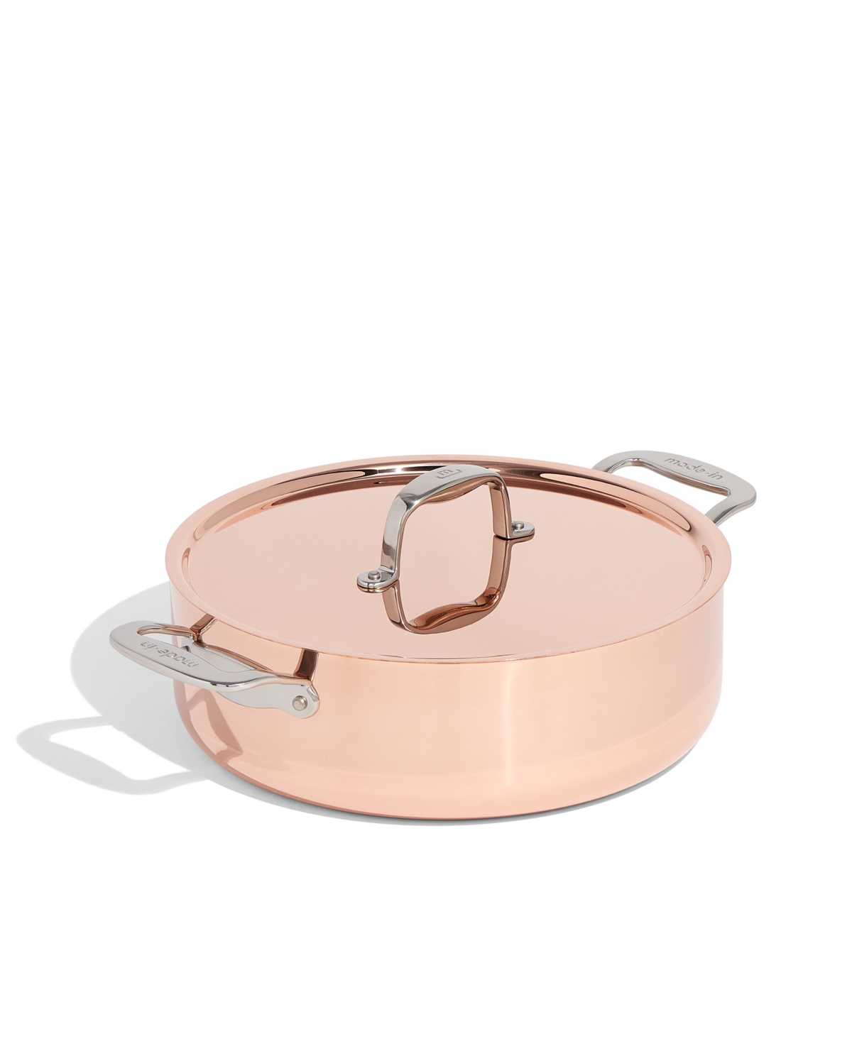 Click here for Made In Copper 5.2-Quarts Rondeau with Lid - Coppe... prices