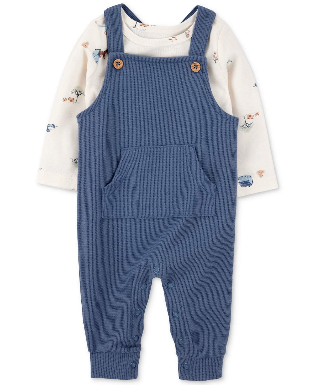 Click here for Carters Baby Boys 2-Pc. Long-Sleeve T-Shirt & Ther... prices