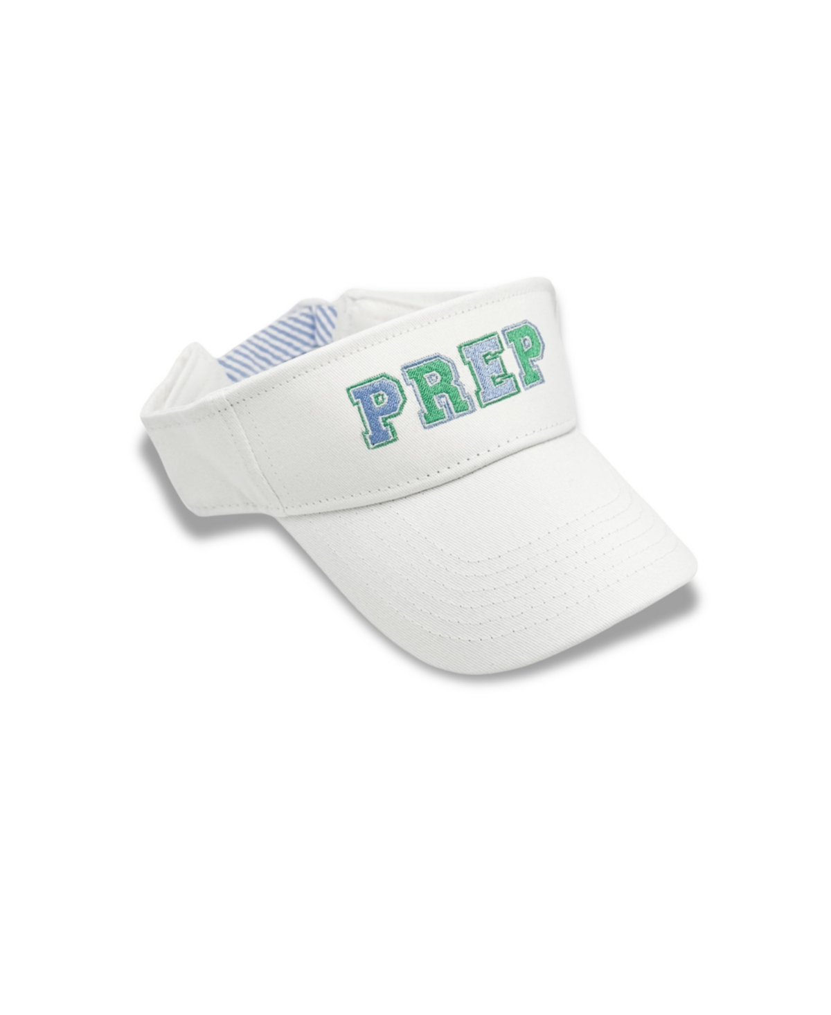 Click here for Bits & Bows Boys Prep Visor - White prices