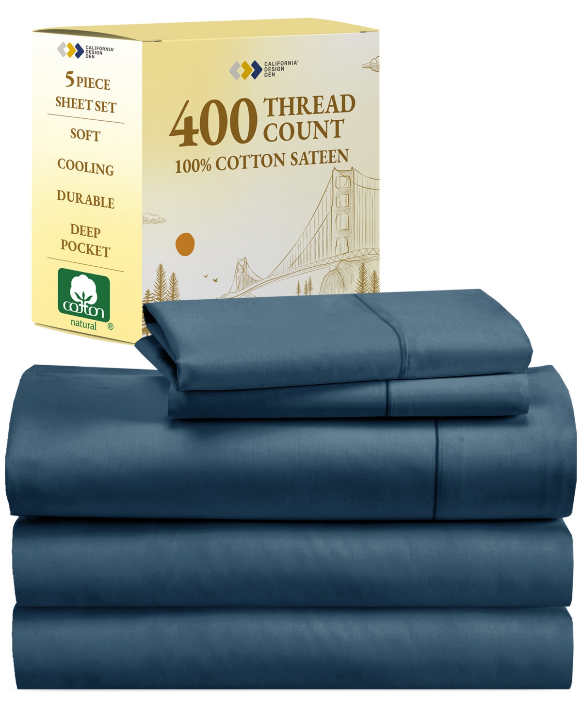 Click here for Soft Cotton Sheet Set - 400 Thread Count 100 Cotto... prices