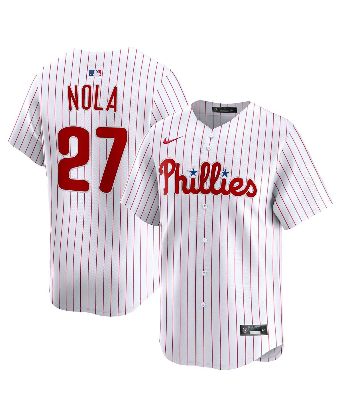 Click here for Nike Mens Aaron Nola White Philadelphia Phillies H... prices