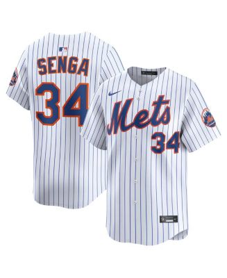 Nike Men's Kodai Senga White New York Mets Home Limited Player Jersey ...