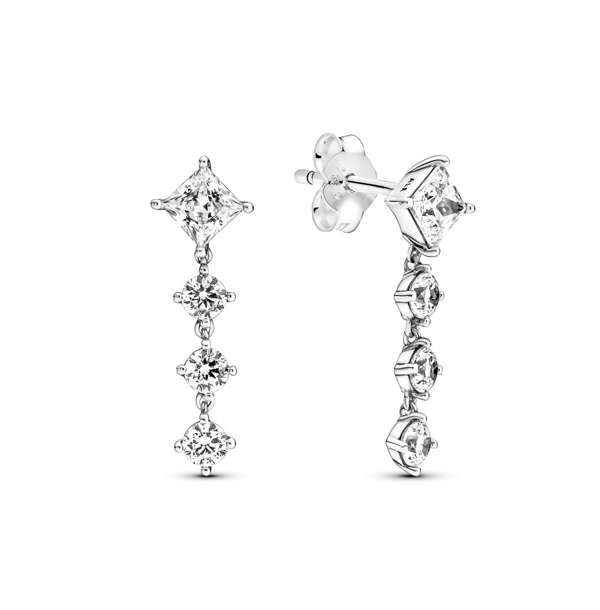 Click here for Pandora Sterling Silver Sparkling Round and Square... prices