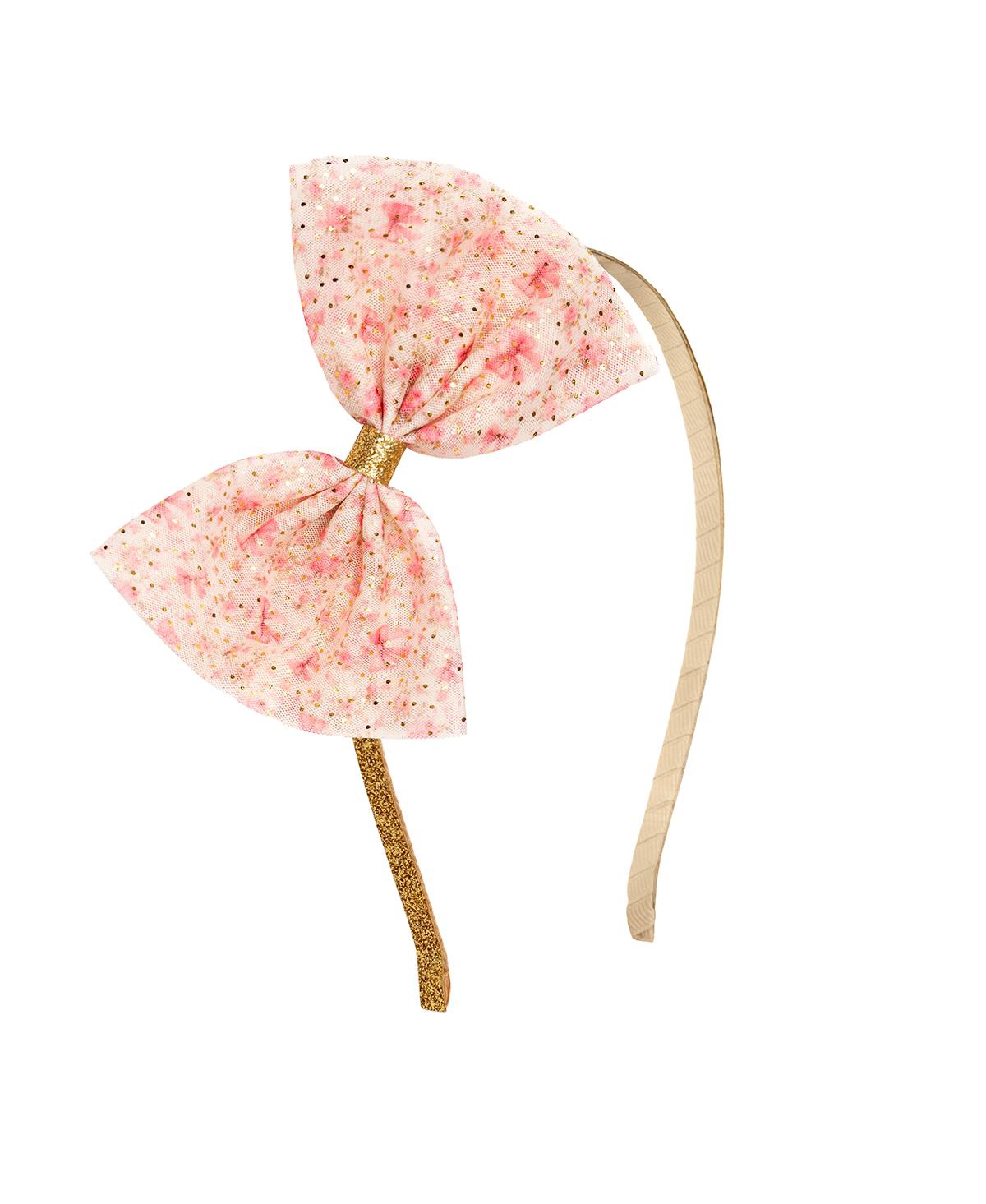 Click here for Sweet Wink Girls Ditsy Floral Tulle Bow Headband -... prices