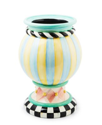 Mackenzie-Childs Rosy Meadow Medium Plant Urn - Macy's