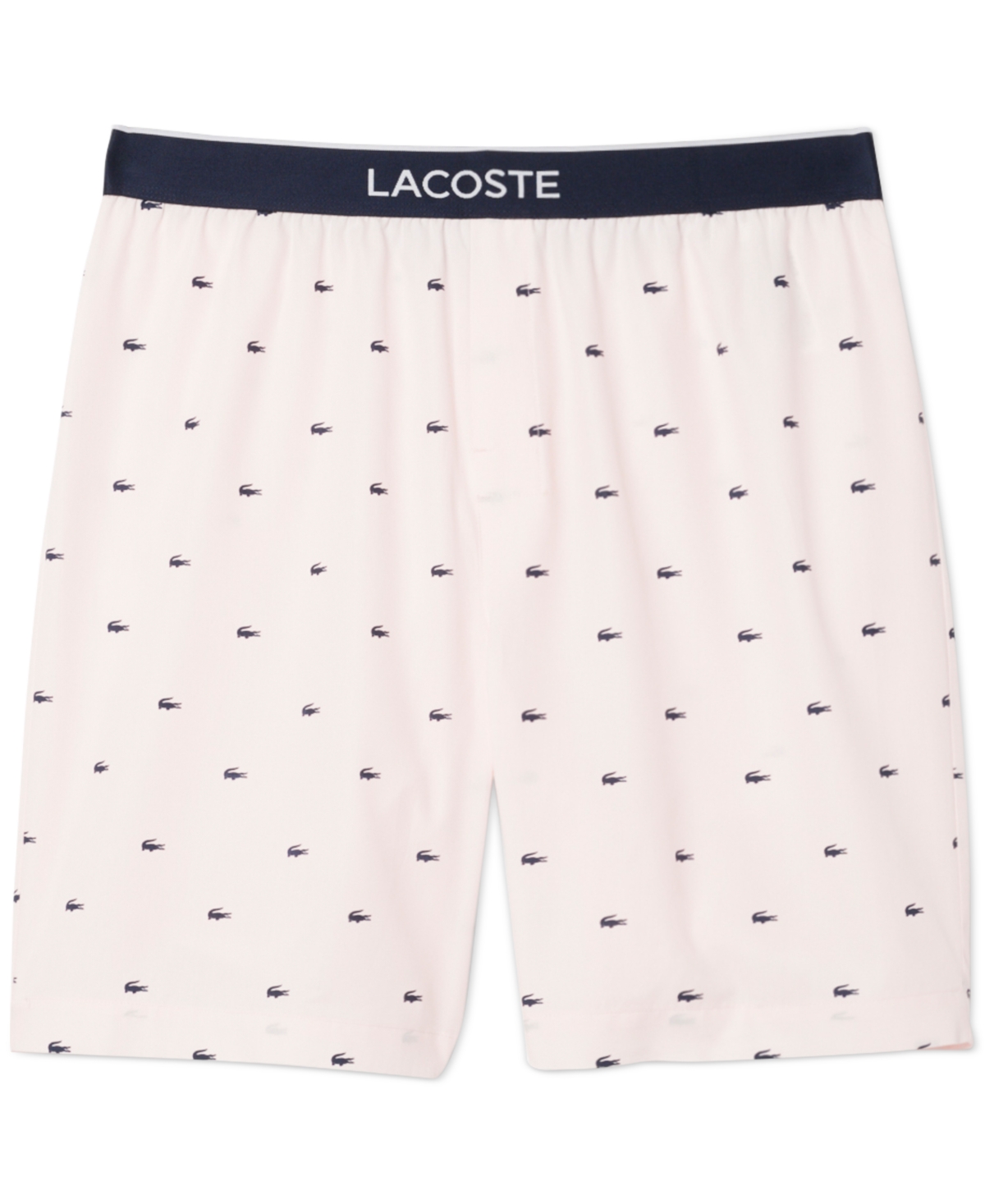 Click here for Lacoste Mens Loungewear Croc Print Pajama Shorts -... prices