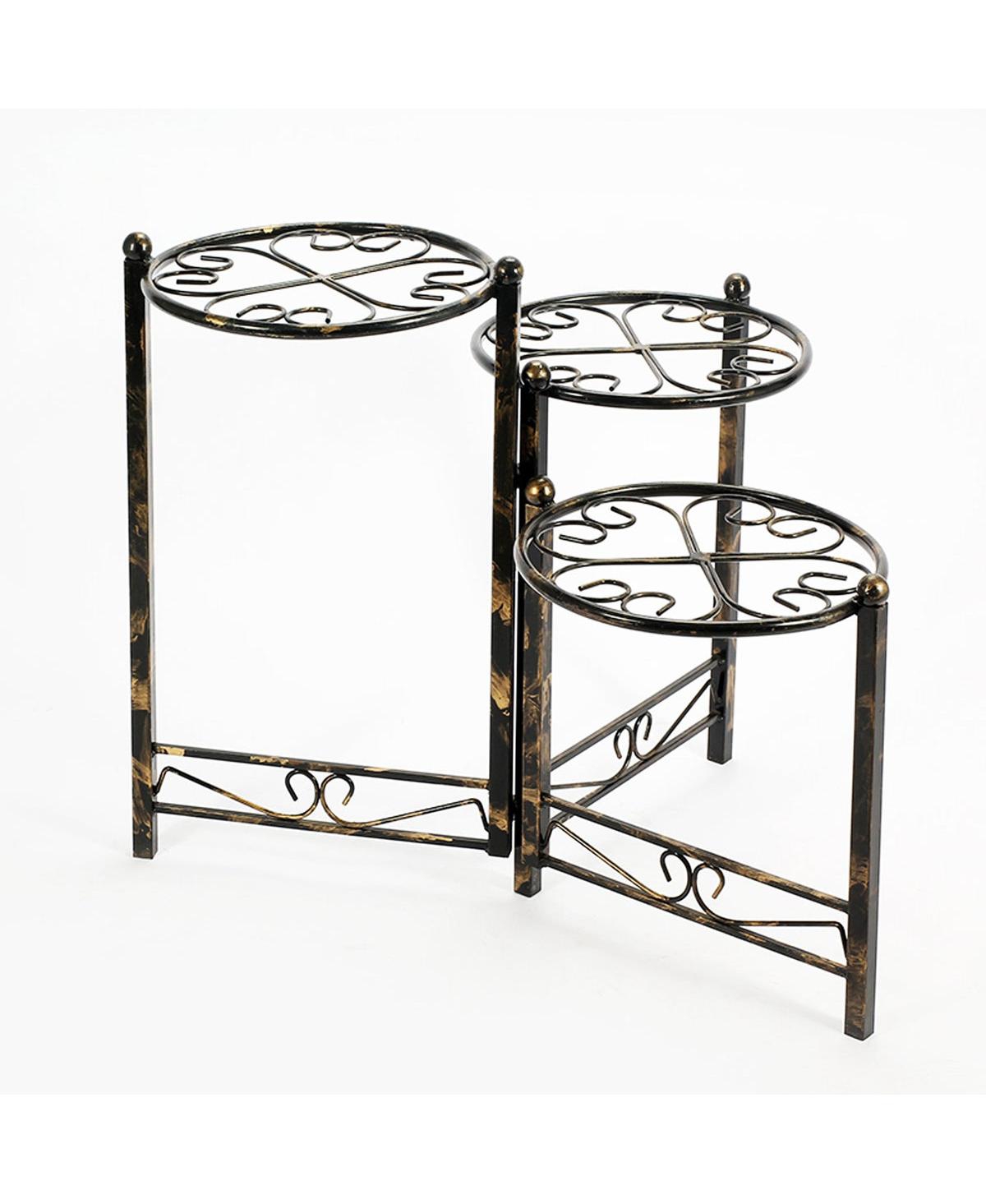 Click here for 3-Tier Heart Clover Design Round Top Plant Stand f... prices