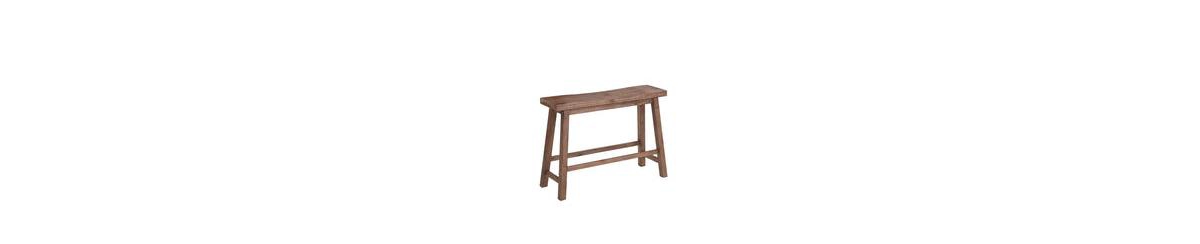 Click here for Rubberwood Bench with Saddle Seat – Rectang... prices