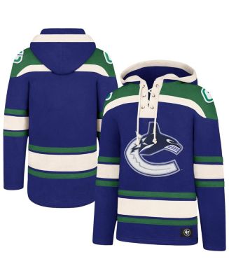 '47 Brand Men's Royal Vancouver Canucks Superior Lacer Pullover Hoodie ...