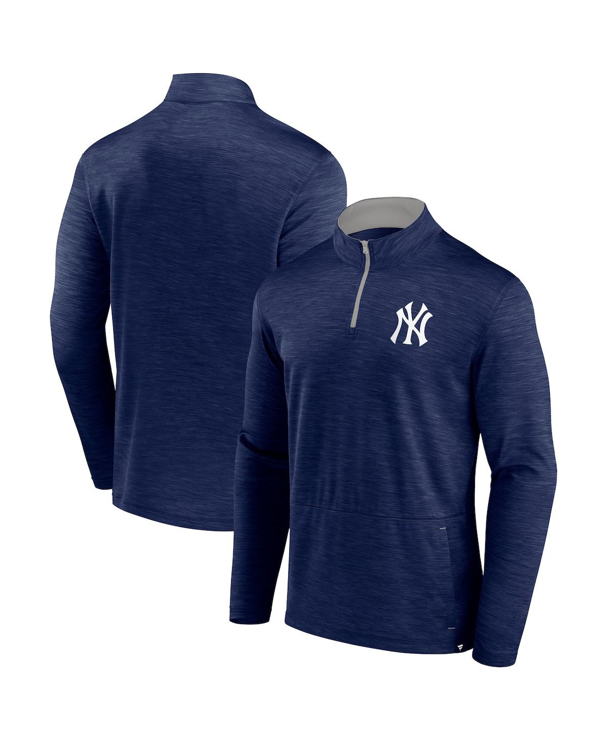 Click here for Fanatics Mens Heather Navy New York Yankees Fundam... prices