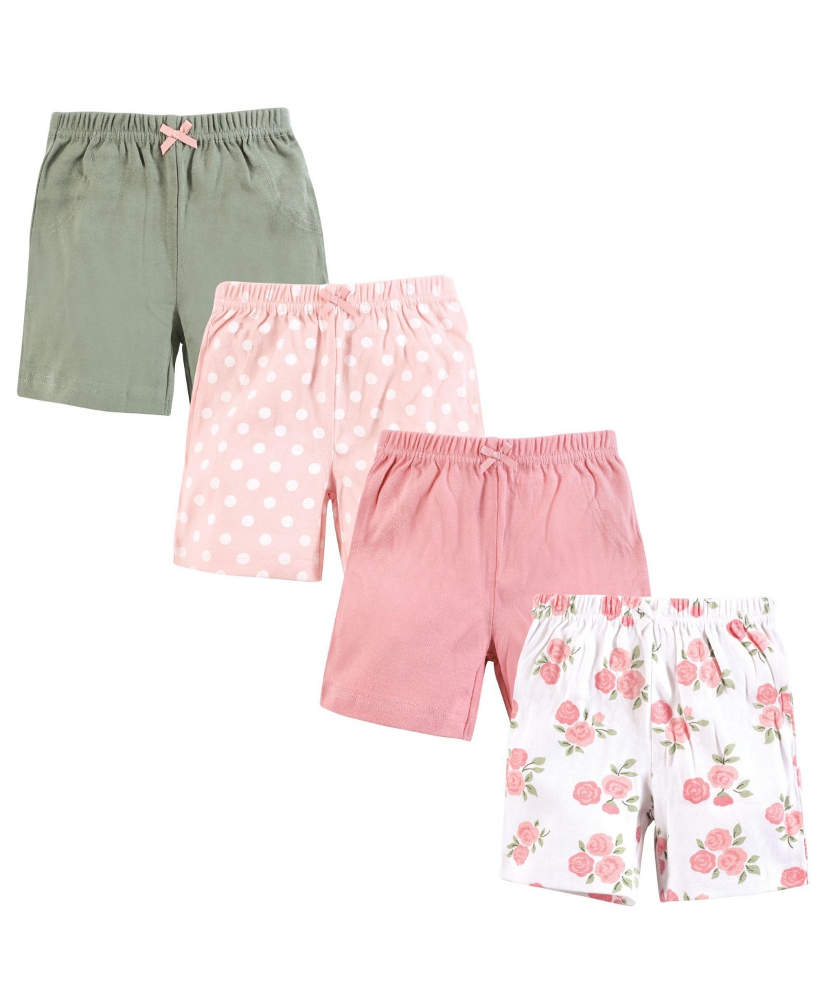 Click here for Hudson Baby Baby Girls Shorts Bottoms 4-Pack - Sof... prices