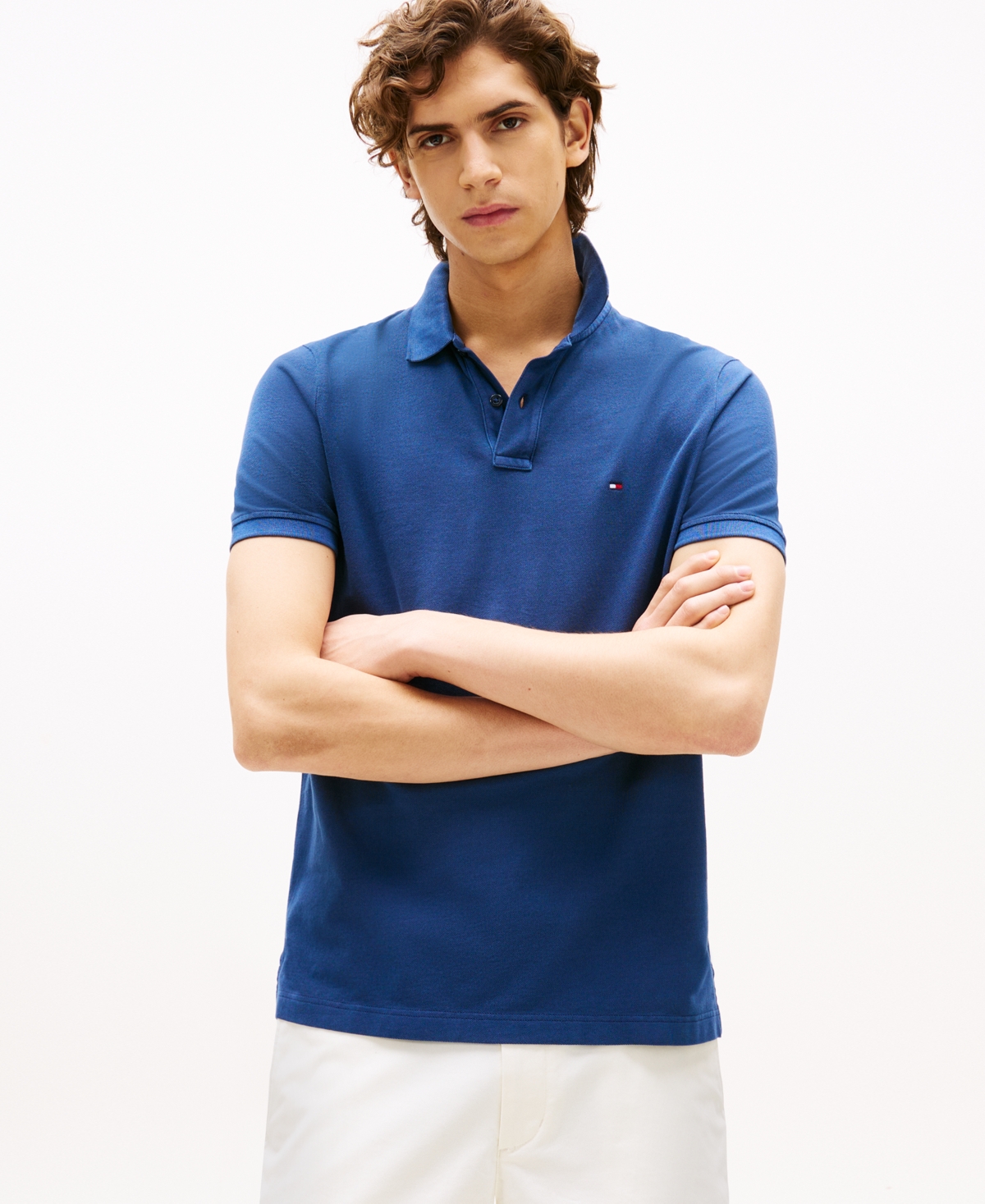 Click here for Tommy Hilfiger Mens Short Sleeve Garment-Dyed Polo... prices