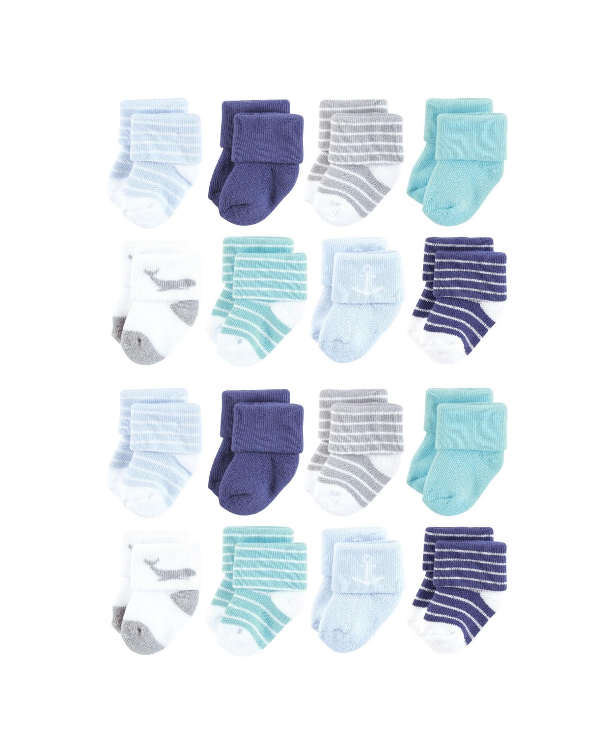 Click here for Hudson Baby Baby Boys Hudson Gentle Cotton-Blend N... prices