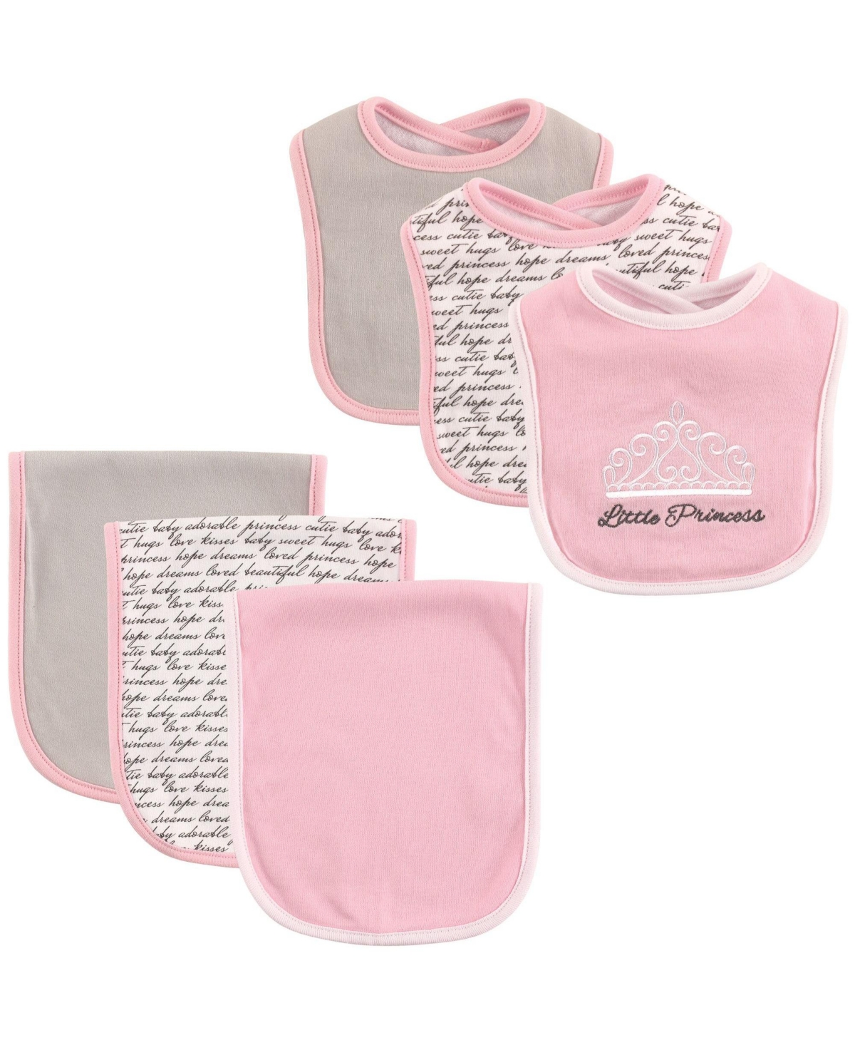 Click here for Hudson Baby Girls Cotton Bib and Burp Cloth Set -... prices