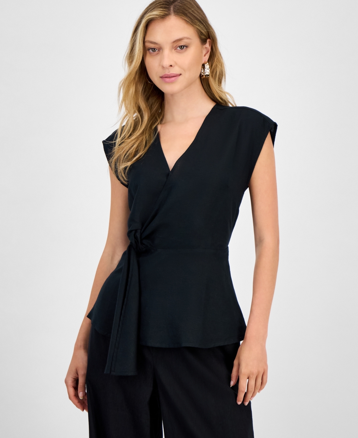 Click here for I.n.c. International Concepts Womens Side-Knot Sur... prices