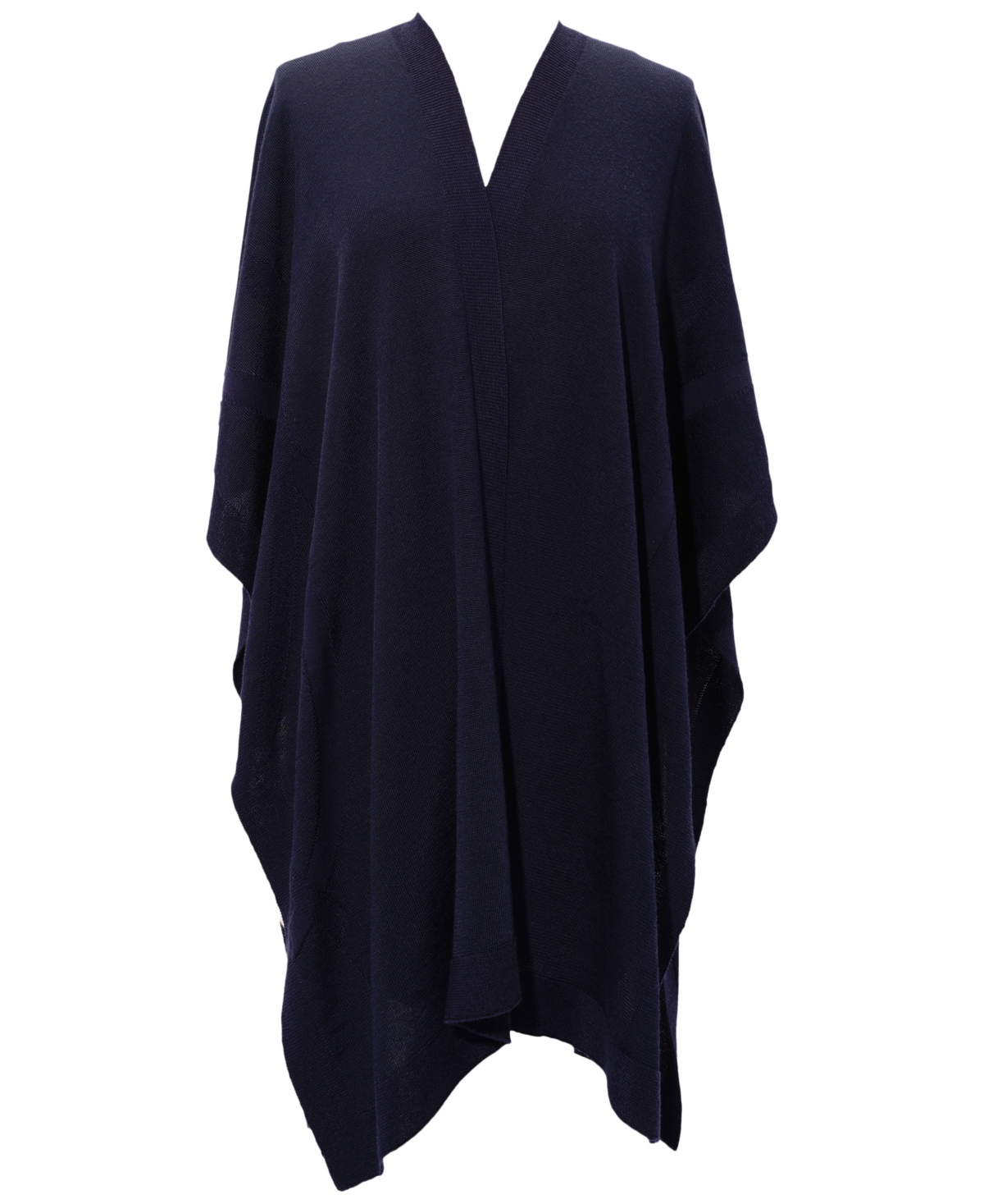 Click here for Lauren Ralph Lauren Textured Knit Ruana - Navy prices