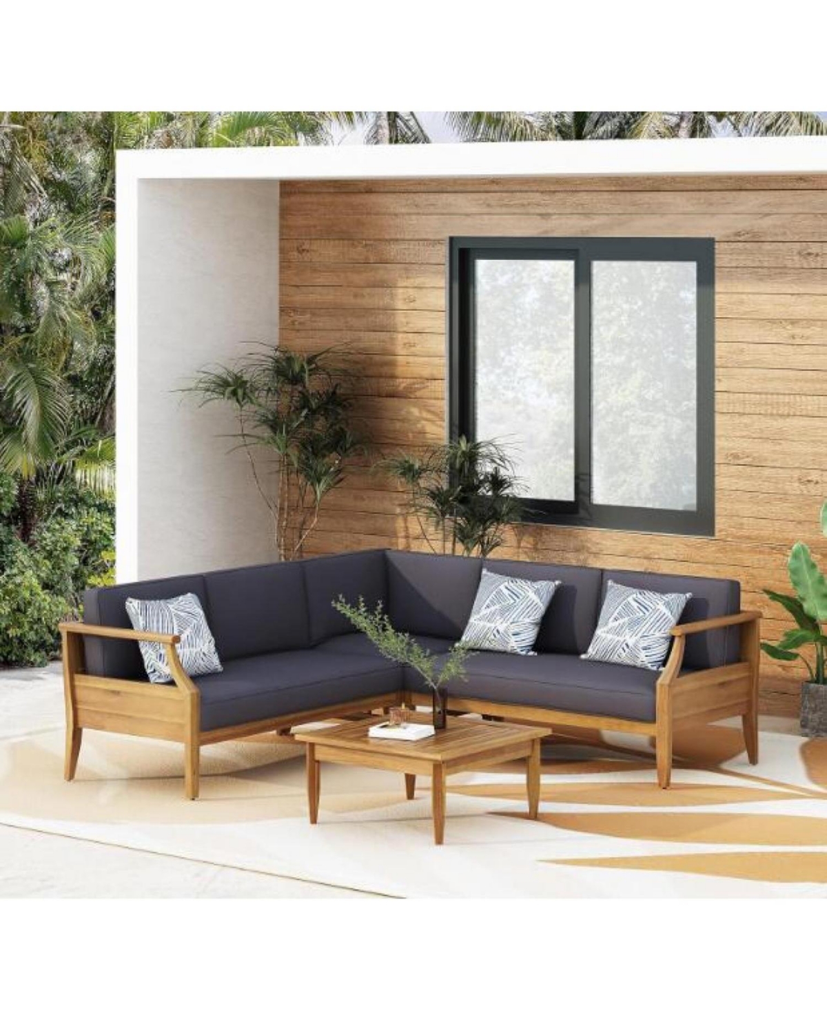 Click here for Streamdale Aston 4-piece Sofa Set  Dark Gray - Dar... prices