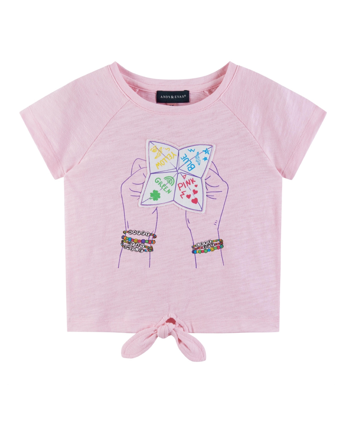 Click here for Andy & Evan Little Girls Toddler/Child Pink Raglan... prices