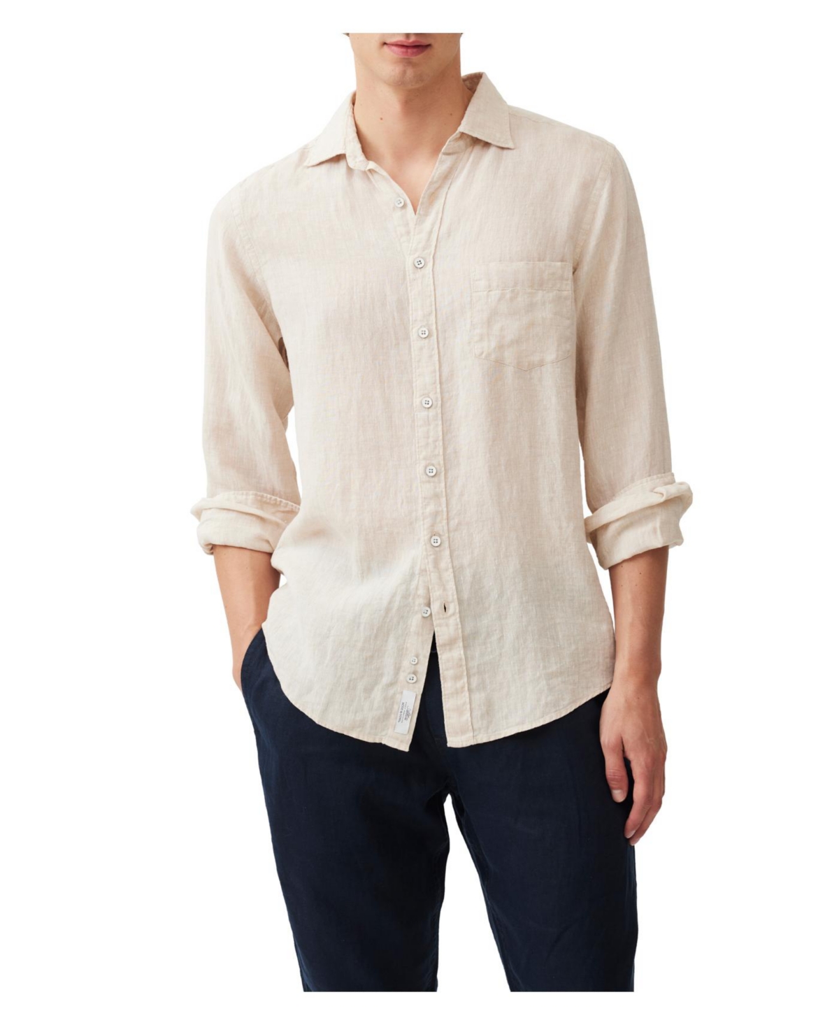 Click here for Rodd Gunn Mens Coromandel Linen Long Sleeve Slim F... prices