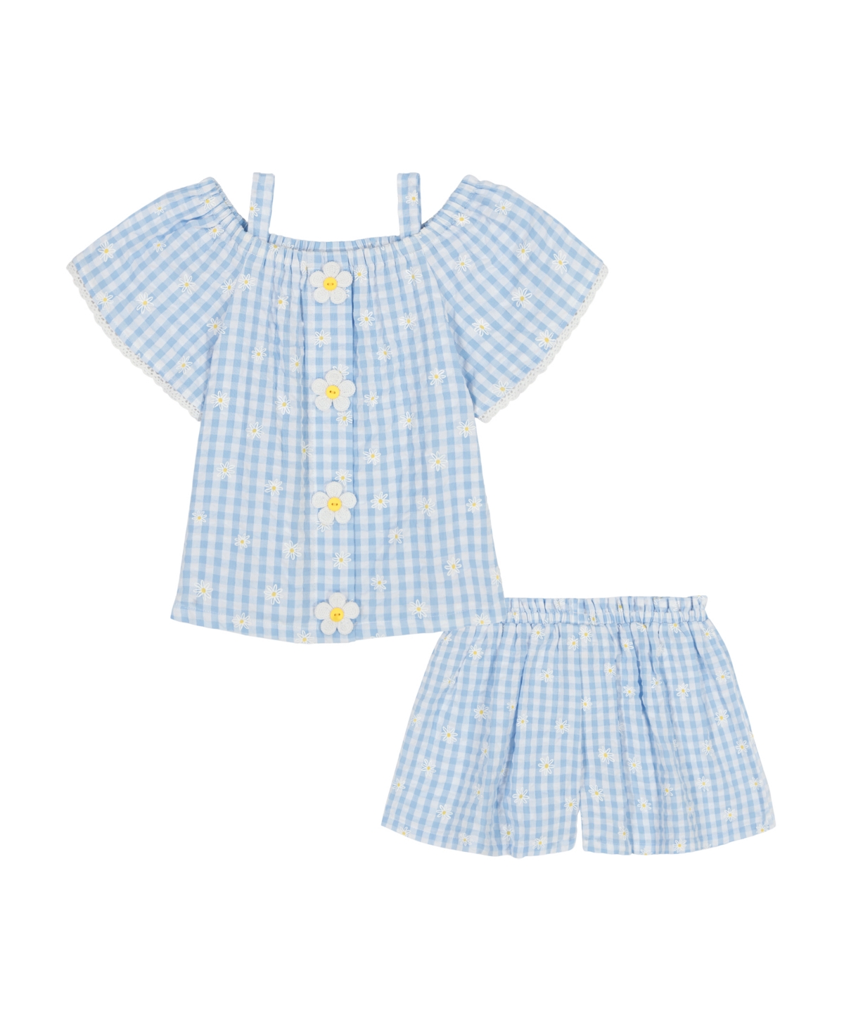 Click here for Kids Headquarters Baby Girls 2-Piece Daisy Gingham... prices