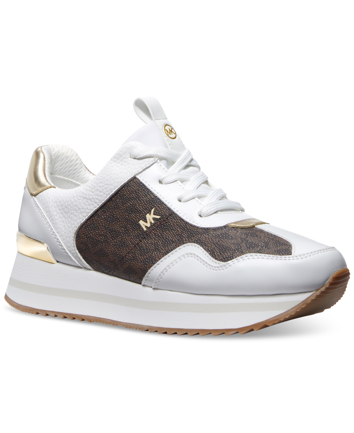 Click here for Michael Michael Kors Womens Raina Lace-Up Trainer... prices