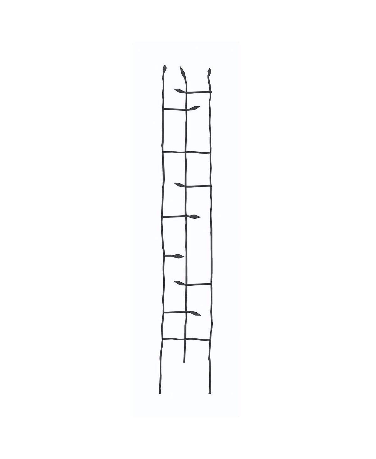 Click here for Narrow Metal Garden Trellis with Sprouting Twig Le... prices