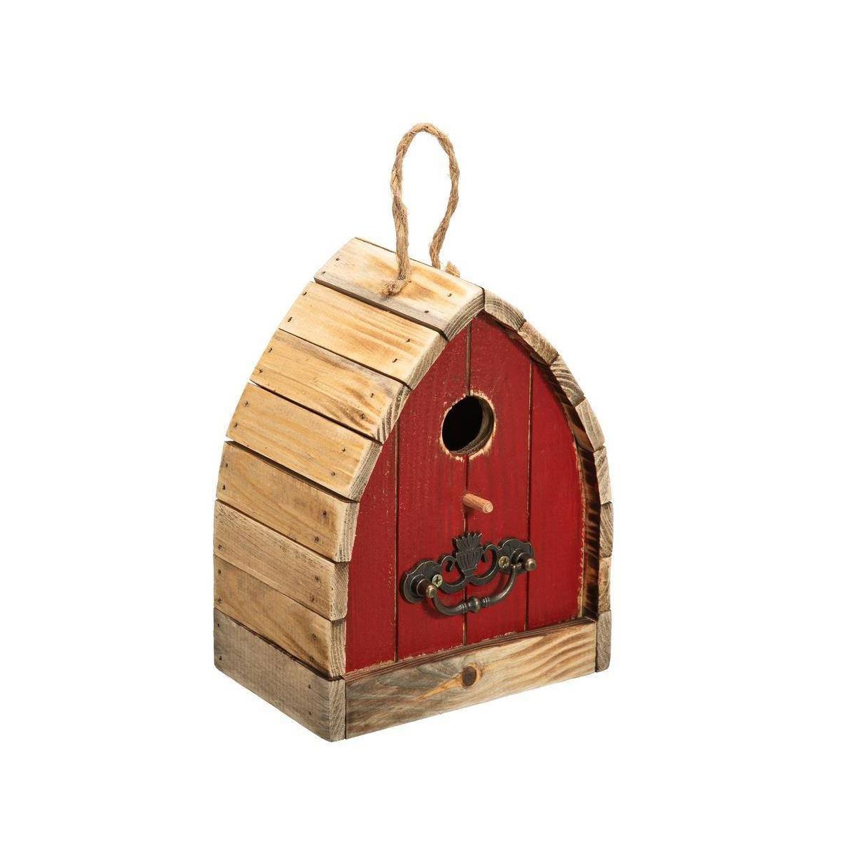 Click here for Vintage Farmhouse Style Red Solid Wood Outdoor Bir... prices