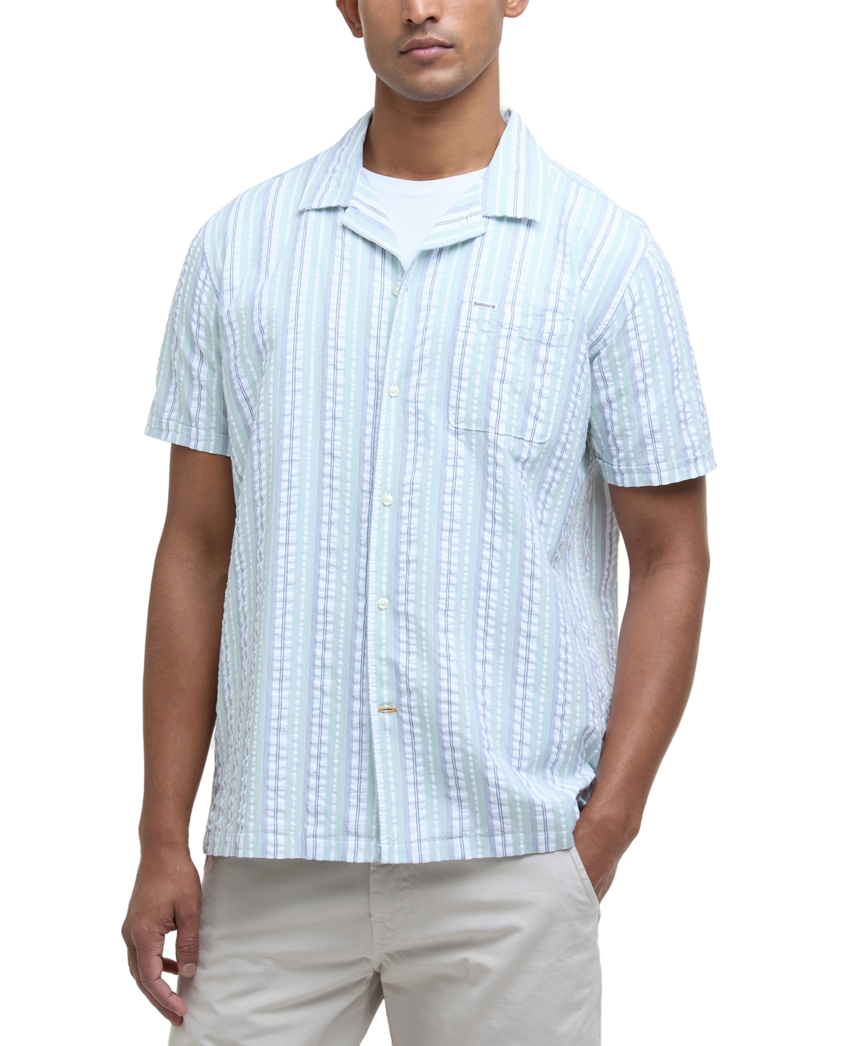 Click here for Barbour Mens Beechcroft Short Sleeve Striped Butto... prices