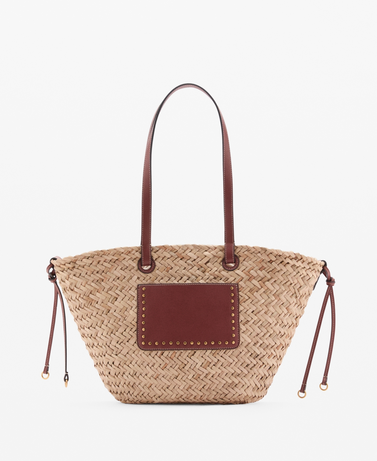 Click here for Mango Womens Natural Fiber Double Handle Shoulder... prices