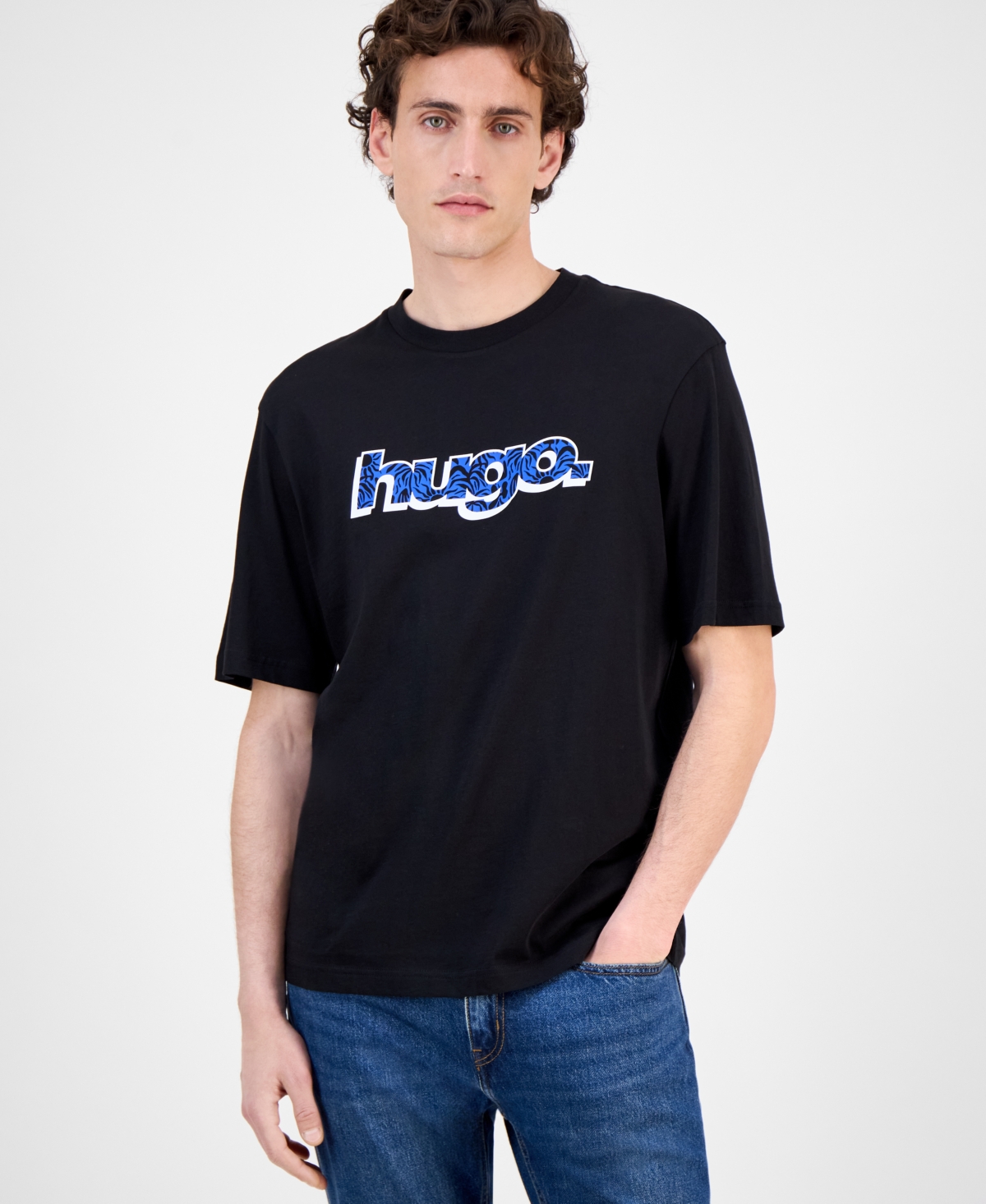 Click here for Hugo Boss Mens Nugibol Logo Graphic Cotton T-Shirt... prices