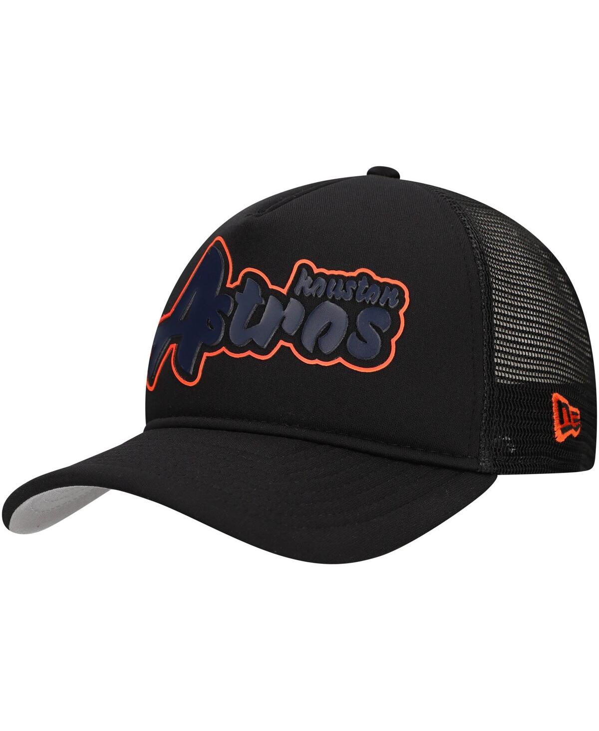 Click here for New Era Mens Black Houston Astros Retro Bold A-Fra... prices