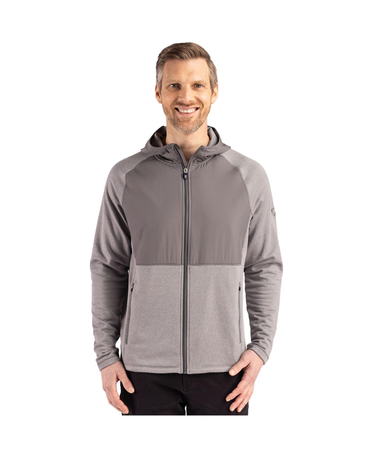 Click here for Cutter & Buck Mens Peshastin Fleece Recycled Hybri... prices