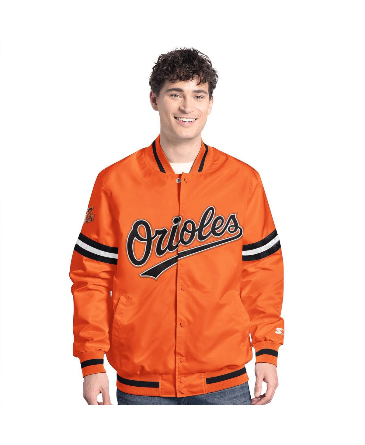 Click here for Starter Mens Orange Baltimore Orioles Scout Full-S... prices