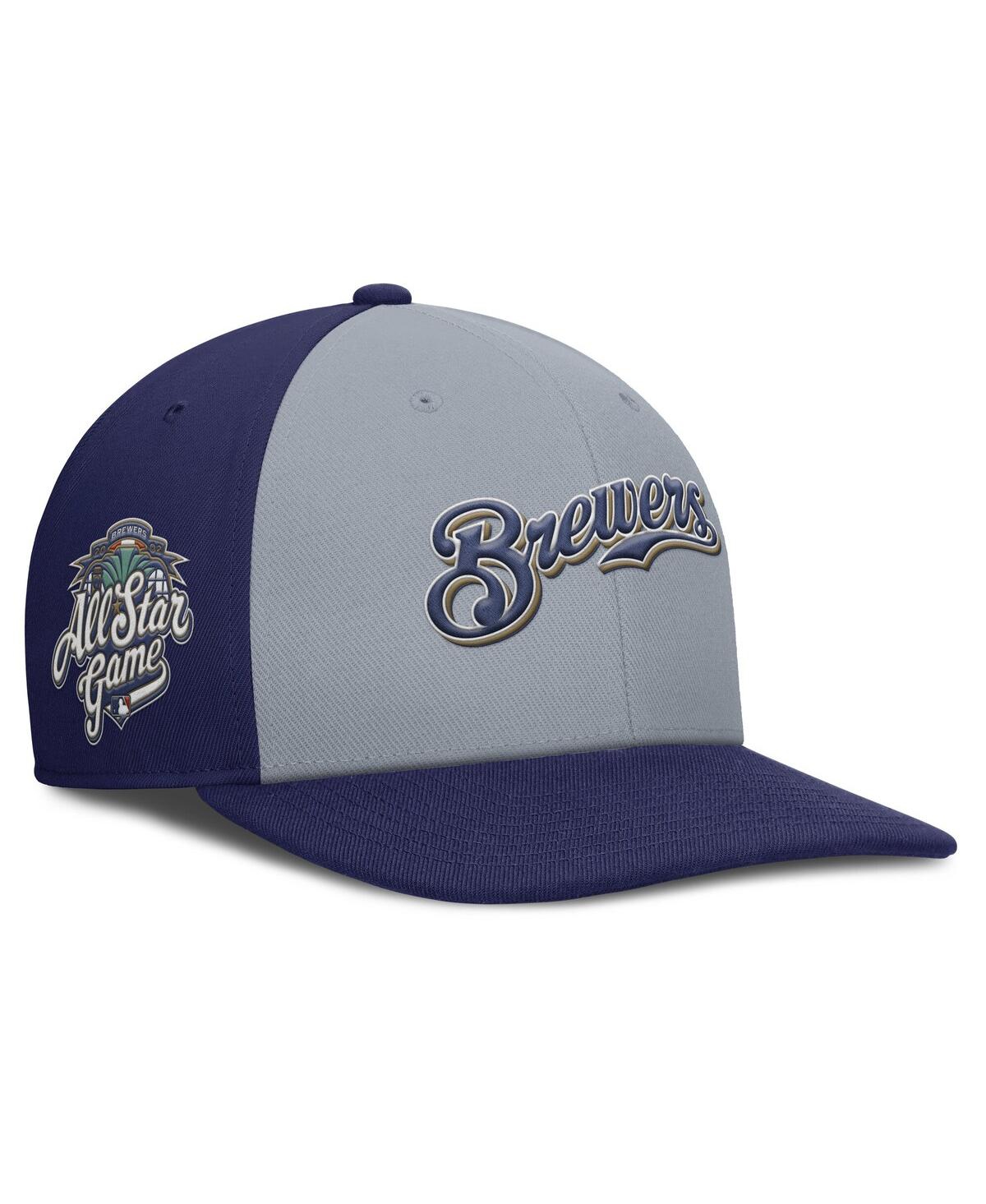 Click here for Nike Mens Gray/Navy Milwaukee Brewers Pro Performa... prices
