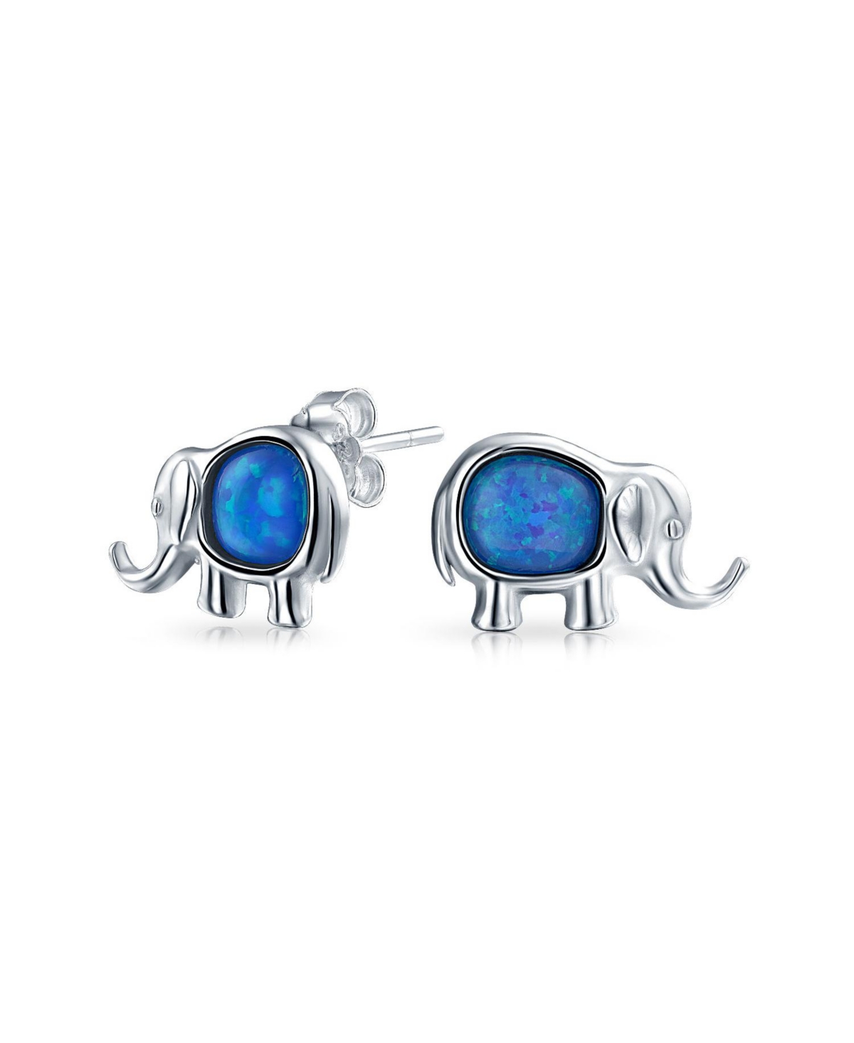 Click here for Bling Jewelry Lucky Dainty Created White Blue Opal... prices