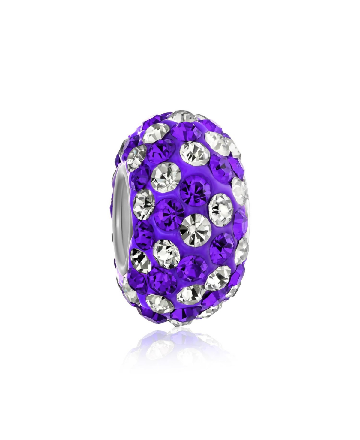 Click here for Bling Jewelry Solid Stripe Color Pave Crystal Spac... prices