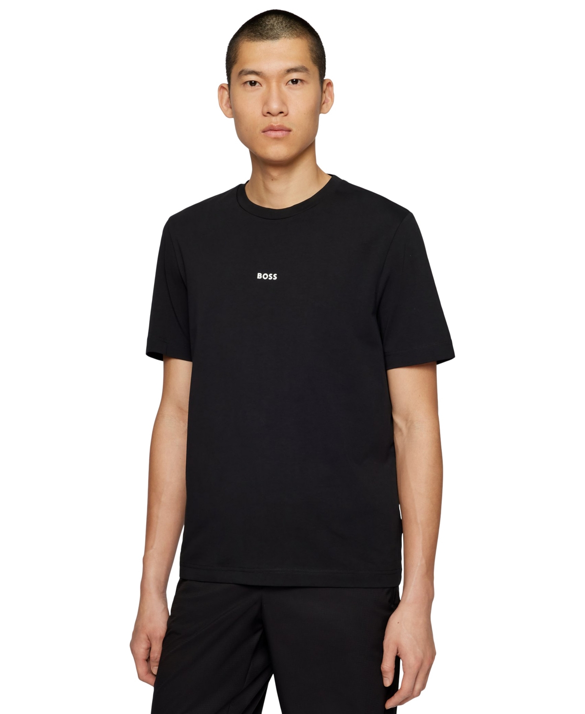 Click here for Boss by Hugo Boss Mens Logo Print Relaxed-Fit T-Sh... prices