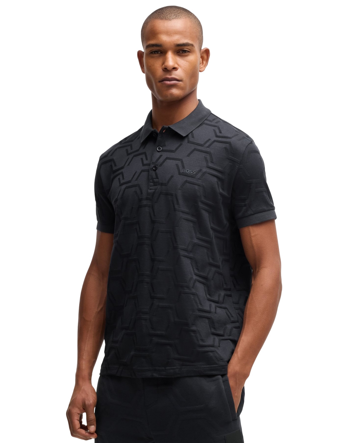 Click here for Boss by Hugo Boss Mens Quilted Relaxed-Fit Paddy P... prices