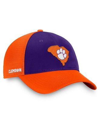 Top of the World Men's Purple/Orange Clemson Tigers Origin Trucker ...