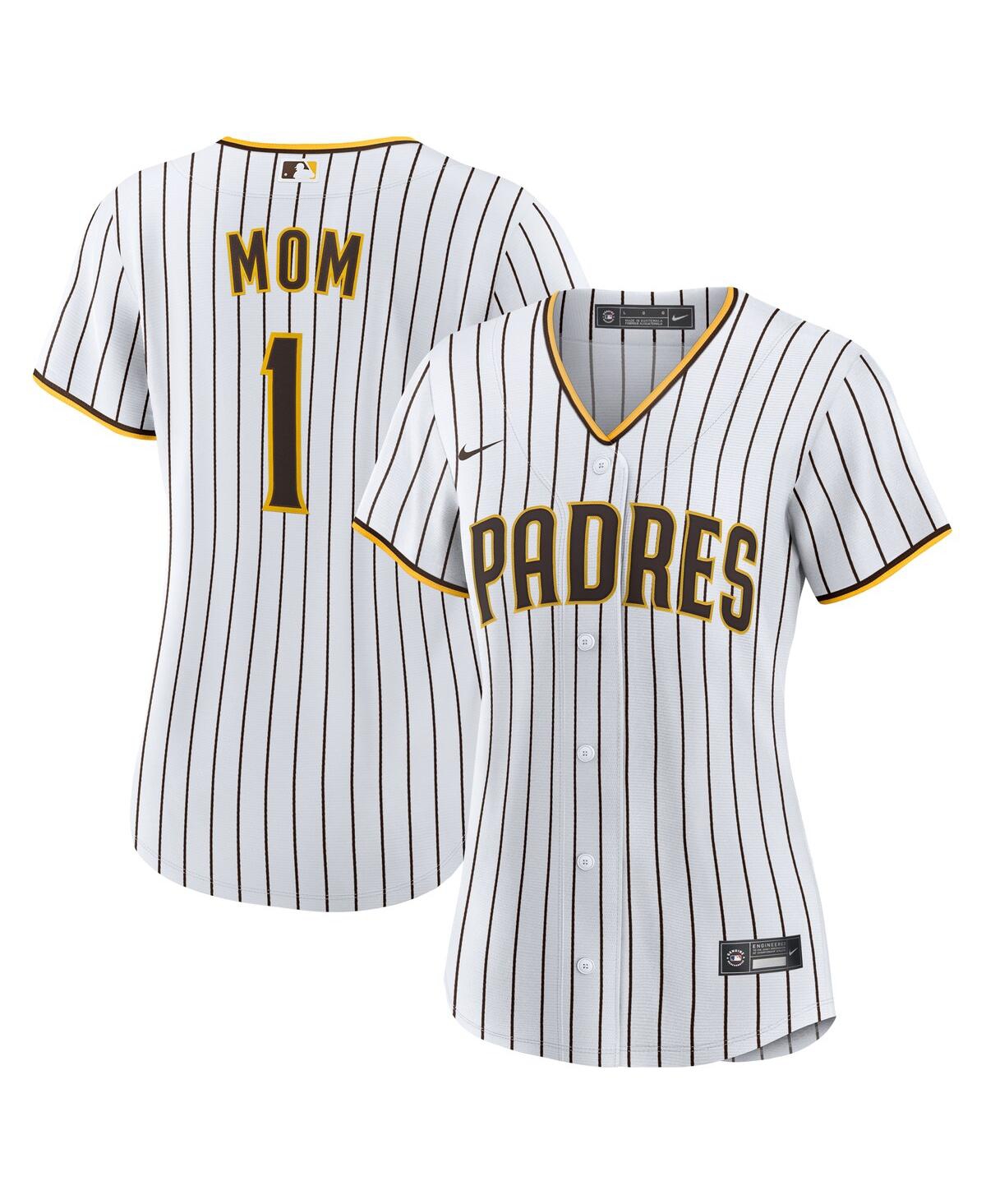 Click here for Nike Womens White San Diego Padres 1 Mom Home Repl... prices